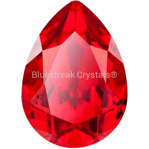 Preciosa Stones Baroque Pear Light Siam — Bluestreak Crystals