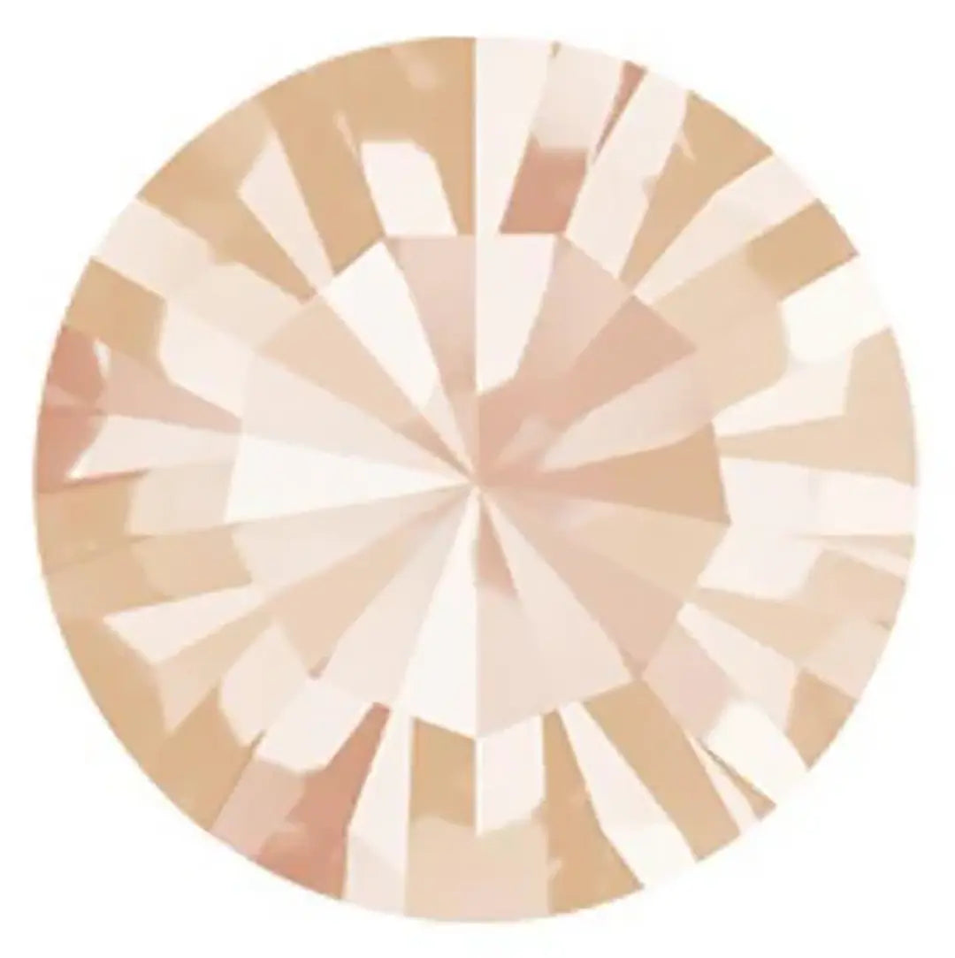 Preciosa Stones Round Light Peach — Bluestreak Crystals