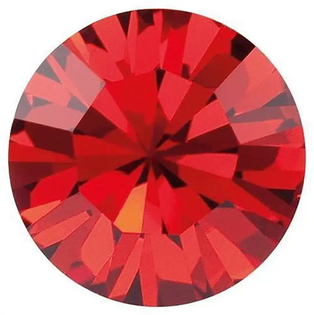 Preciosa Stones Round Red Velvet — Bluestreak Crystals