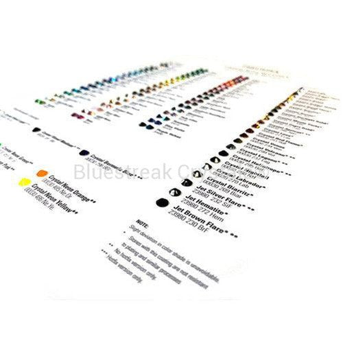 Preciosa Colour Chart & Stand | Preciosa Rhinestones
