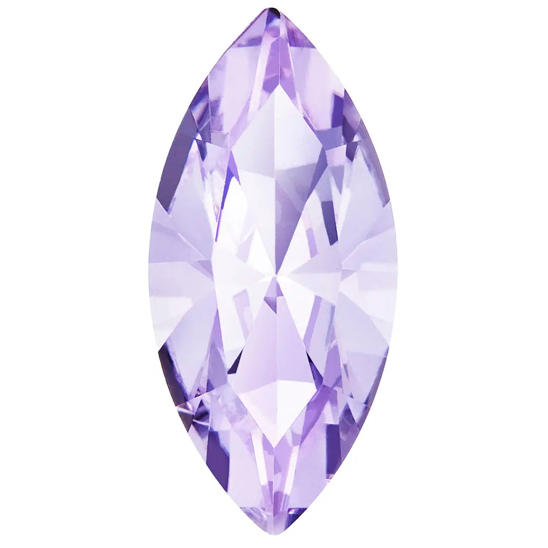 Preciosa Stones Navette Violet — Bluestreak Crystals