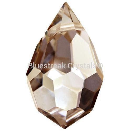 Preciosa Pendants Drop Smoked Topaz — Bluestreak Crystals
