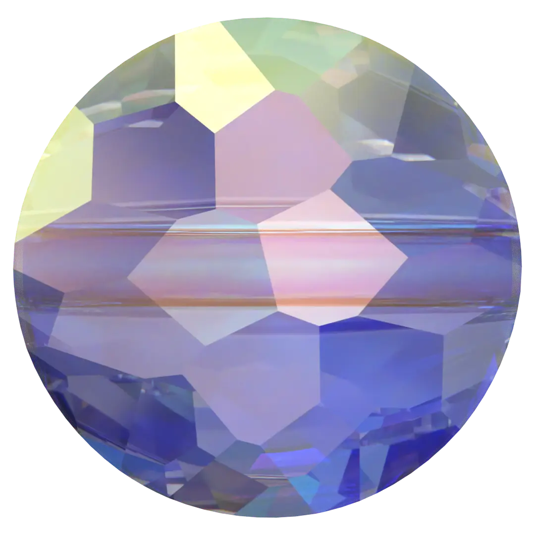 Serinity Beads Thin Round Crystal AB – Bluestreak Crystals