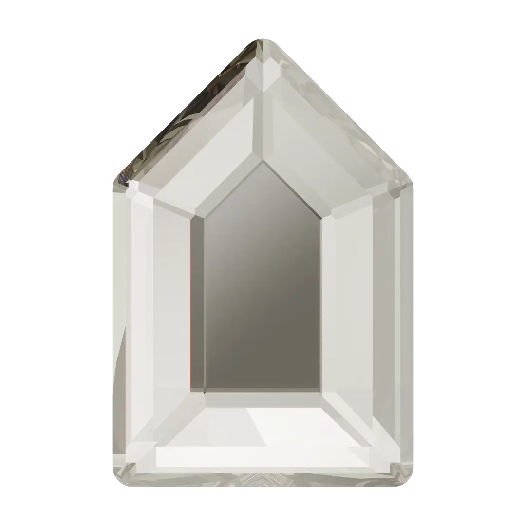 Swarovski 2774 Flatback Crystals | Pentagon | Crystal Silver Shade ...