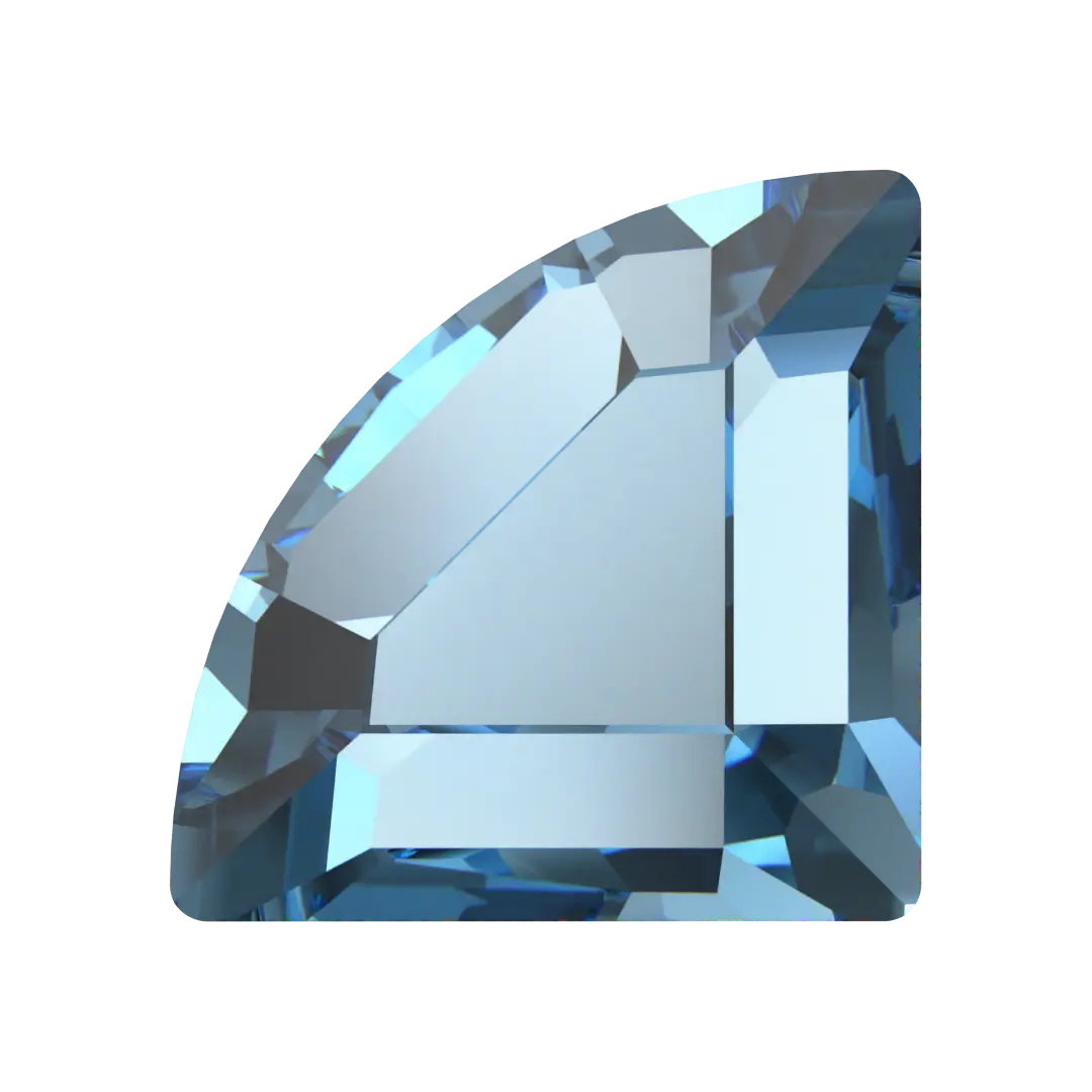 Serinity Hotfix Crystals Connector Aquamarine — Bluestreak Crystals