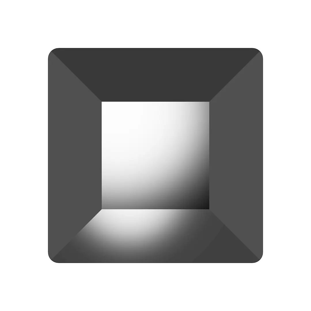 Swarovski Rhinestones Non Hotfix Square Jet Hematite UNFOILED ...