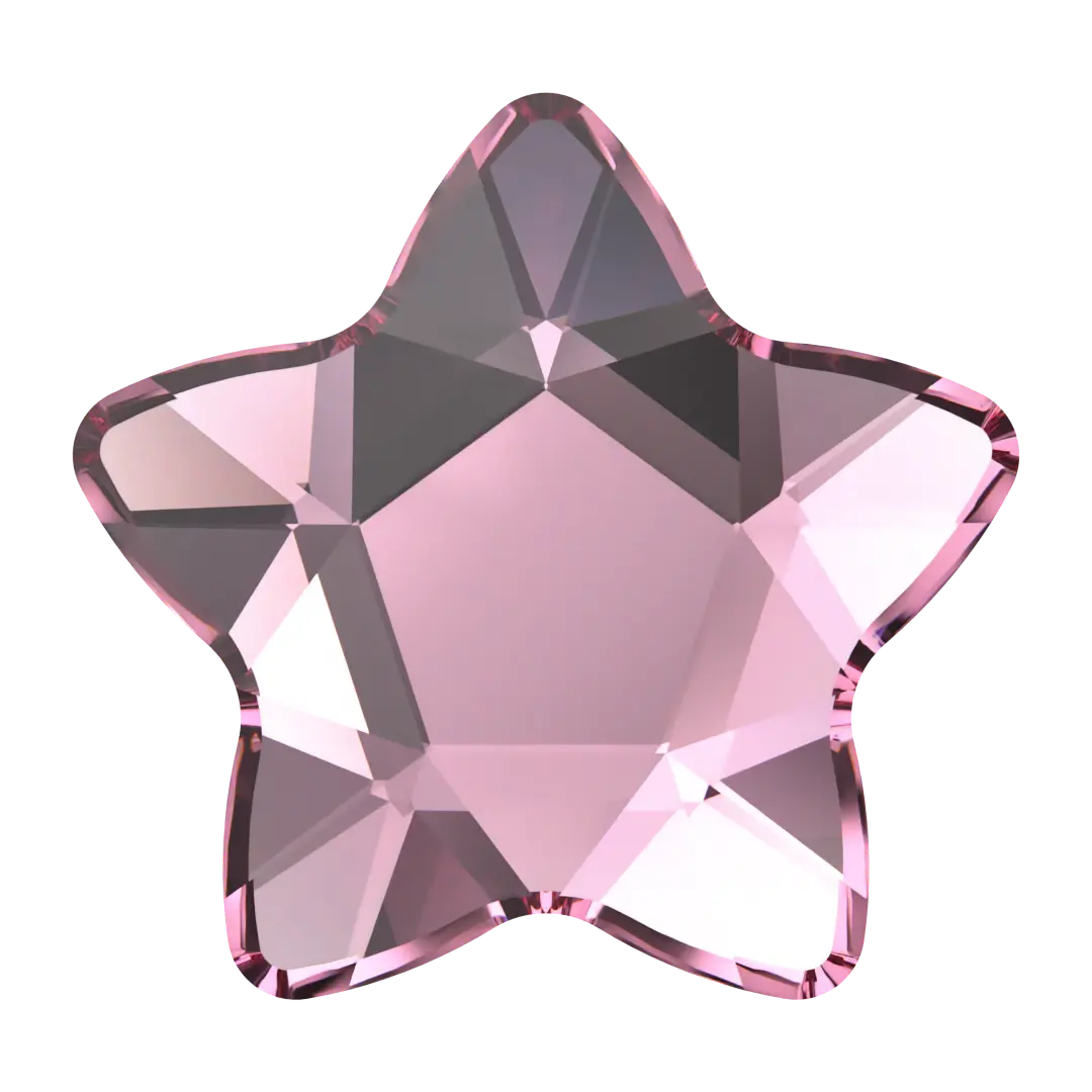 Swarovski Hotfix Crystals Star Flower Rose — Bluestreak Crystals