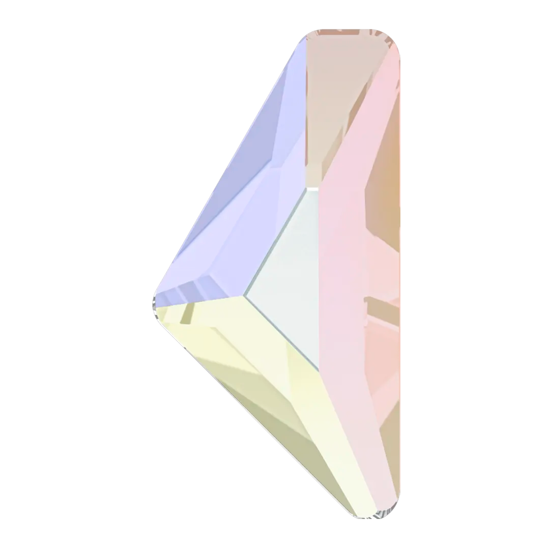 Serinity Hotfix Crystals Triangle Isosceles Crystal AB — Bluestreak Crystals