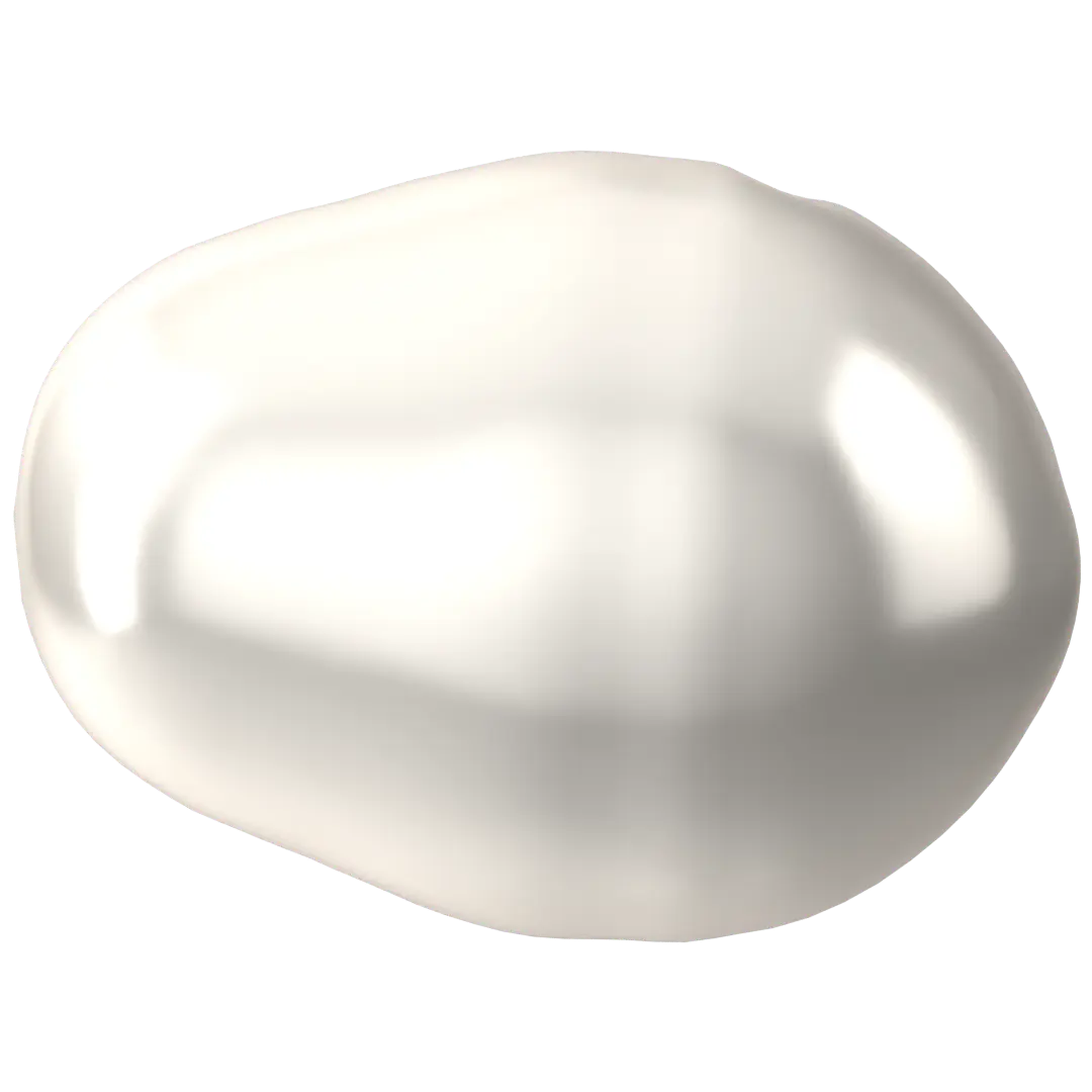 Swarovski Pearls Pear Crystal White — Bluestreak Crystals