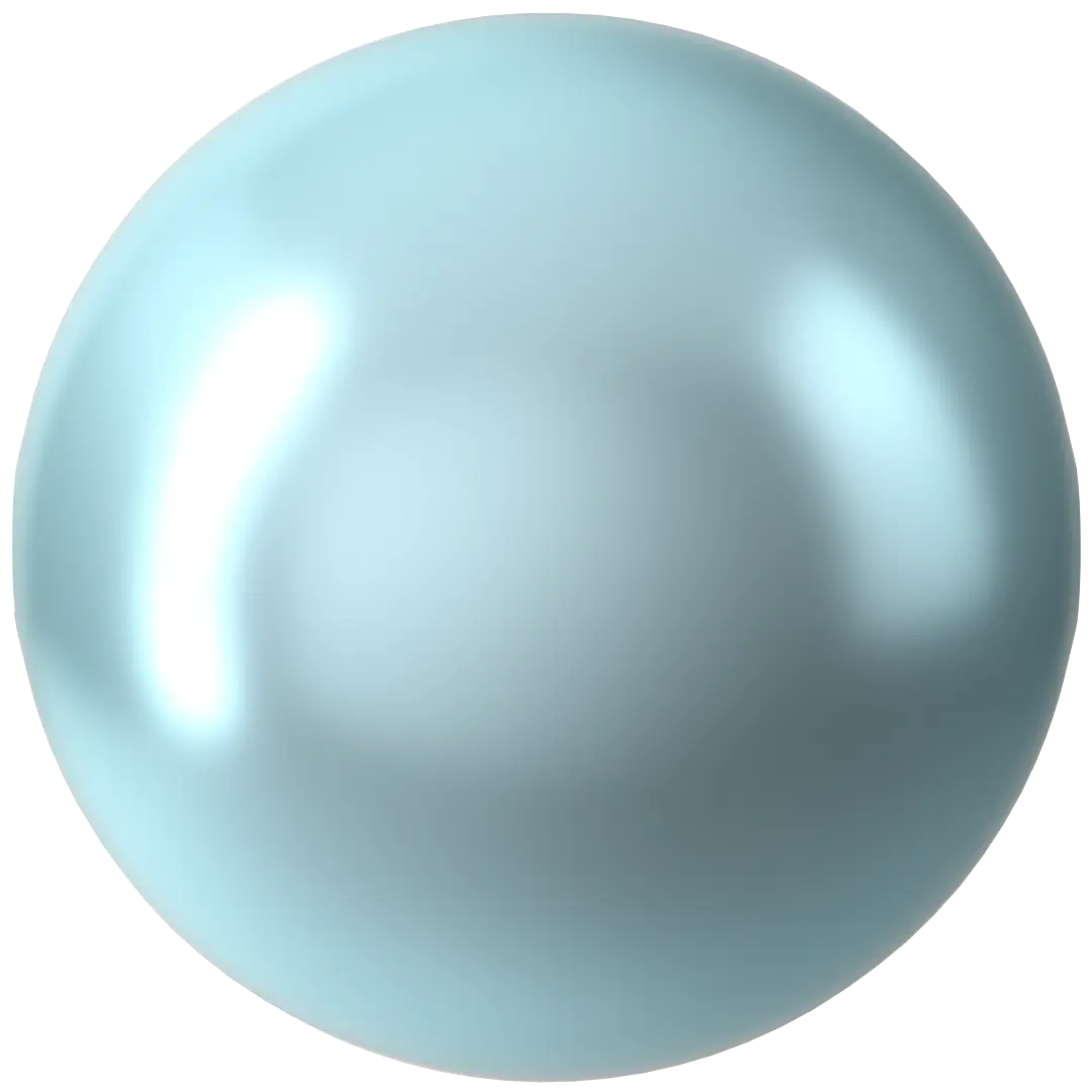 Serinity Pearls Round Crystal Azore — Bluestreak Crystals
