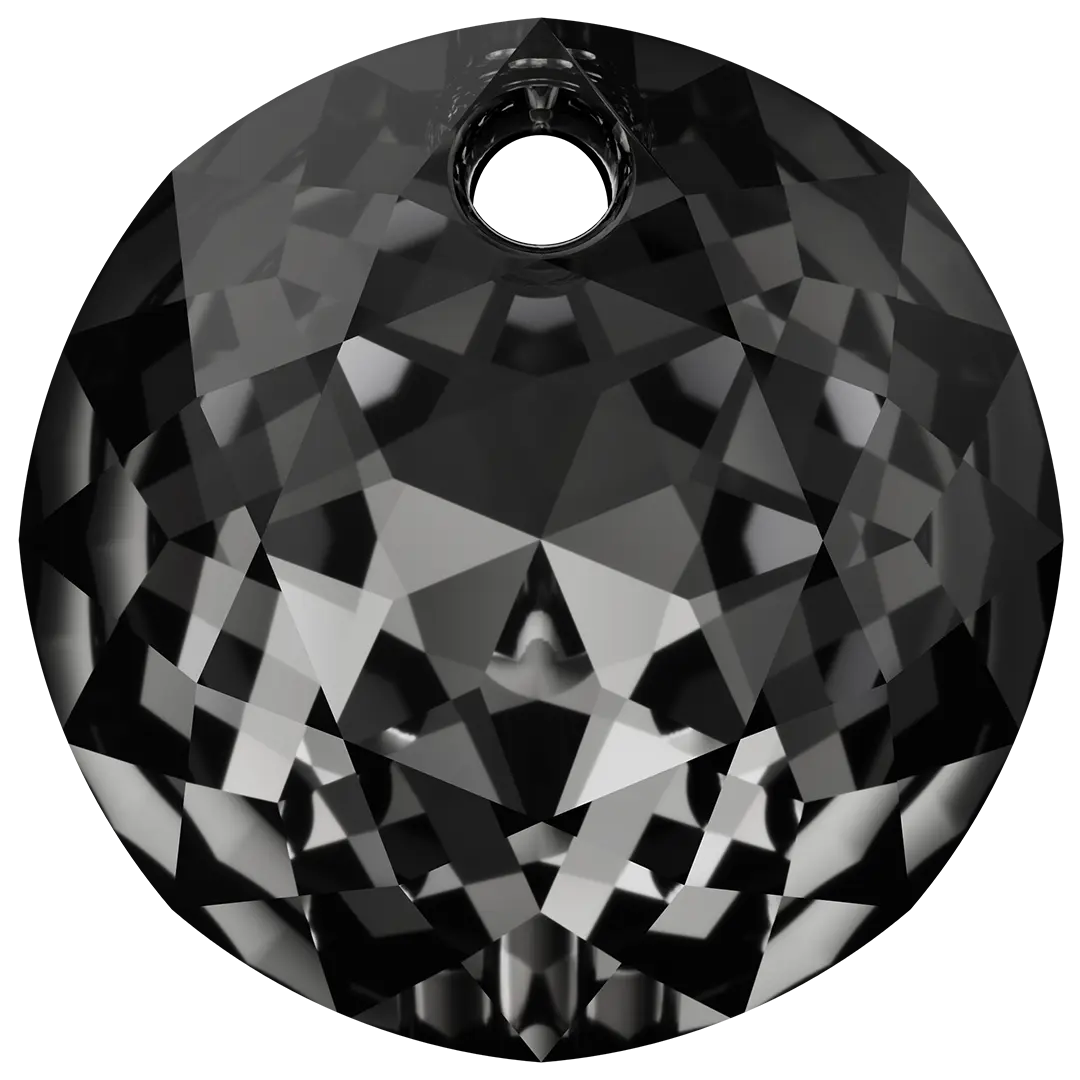 Serinity Pendants Classic Cut Crystal Silver Night — Bluestreak Crystals