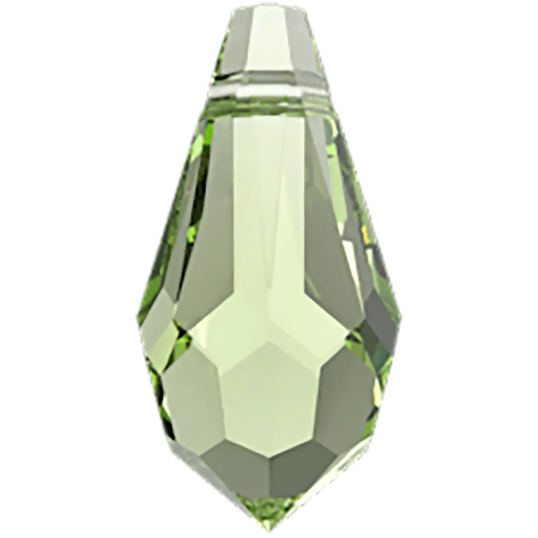 Swarovski Pendants Teardrop Peridot — Bluestreak Crystals
