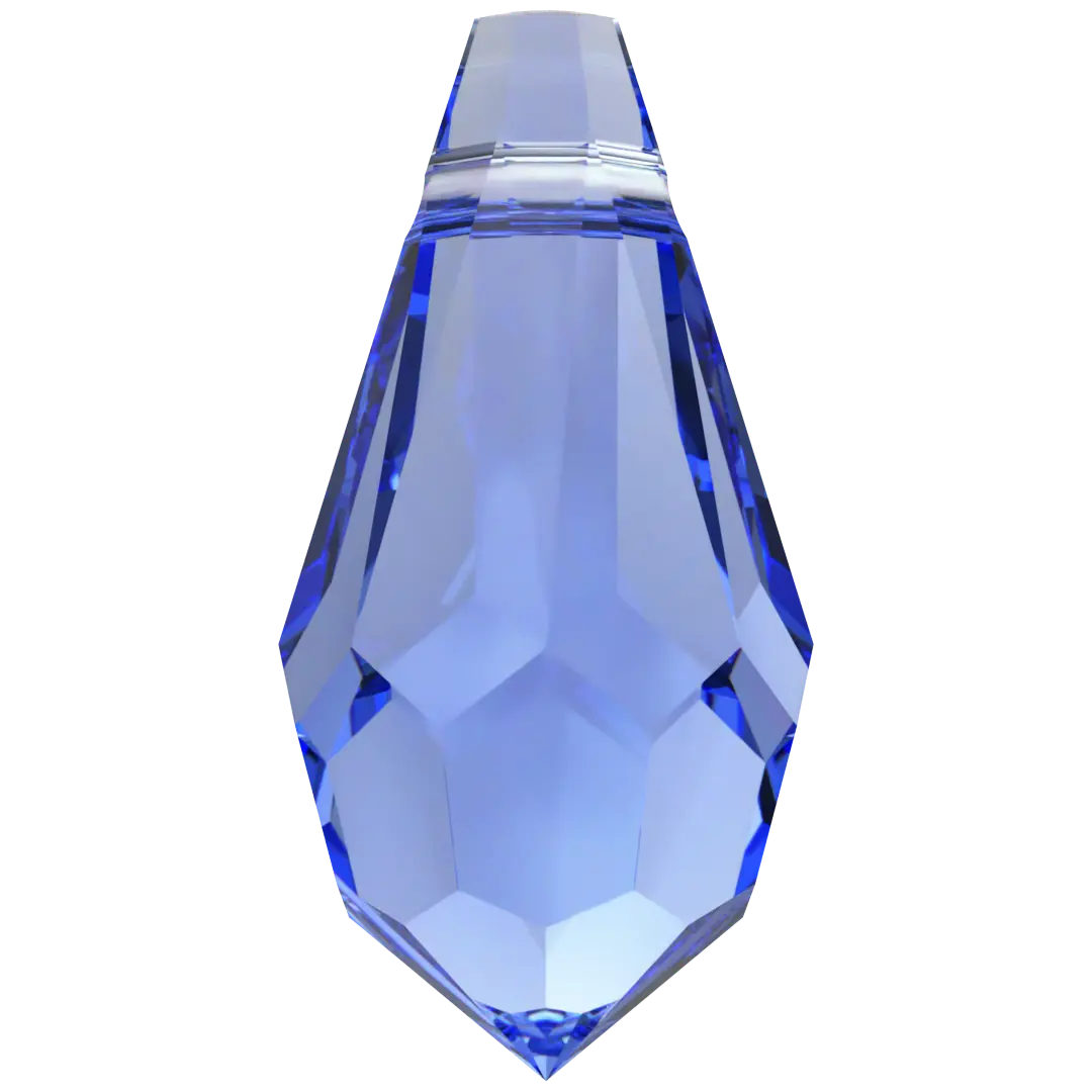 Swarovski Pendants Teardrop Sapphire — Bluestreak Crystals