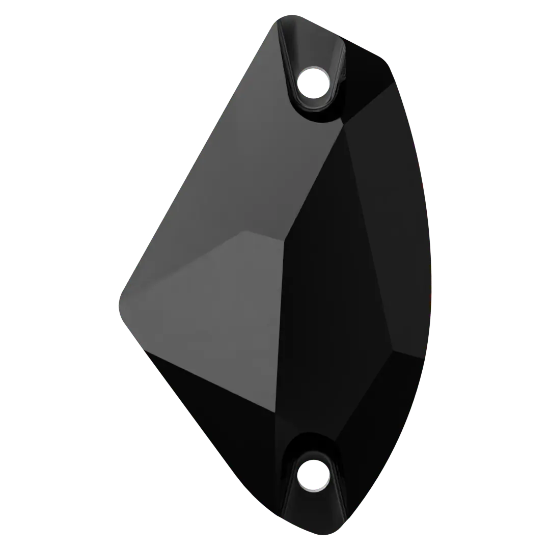 Swarovski Sew On Crystals Galactic Jet UNFOILED — Bluestreak Crystals