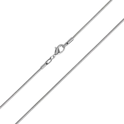 Silver Plated Finished Snake Chain | Jewellery Findings — Bluestreak ...