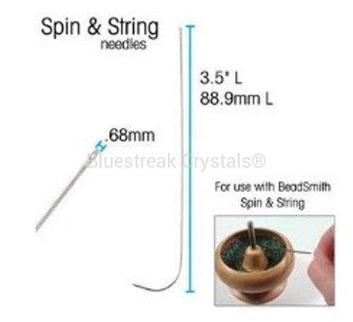 Spin and Bead 3.65 Inch Needle | Jewellery Making Tools
