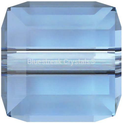 Swarovski Crystal Beads Cube Recreated Ice Blue