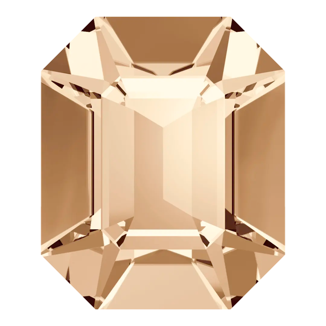Swarovski Fancy Stones Octagon Crystal Golden Shadow — Bluestreak Crystals