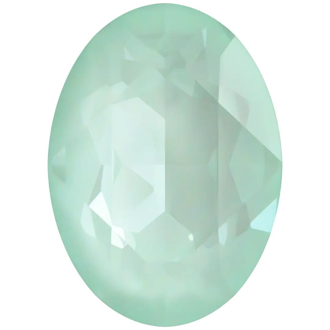 Swarovski Fancy Stones Oval Crystal Soft Mint Ignite – Bluestreak Crystals