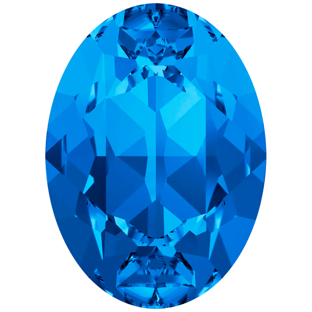 Swarovski Fancy Stones Oval Sapphire — Bluestreak Crystals
