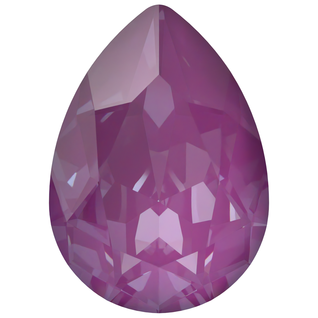 Swarovski Fancy Stones Pear Crystal Orchid Ignite UNFOILED — Bluestreak ...