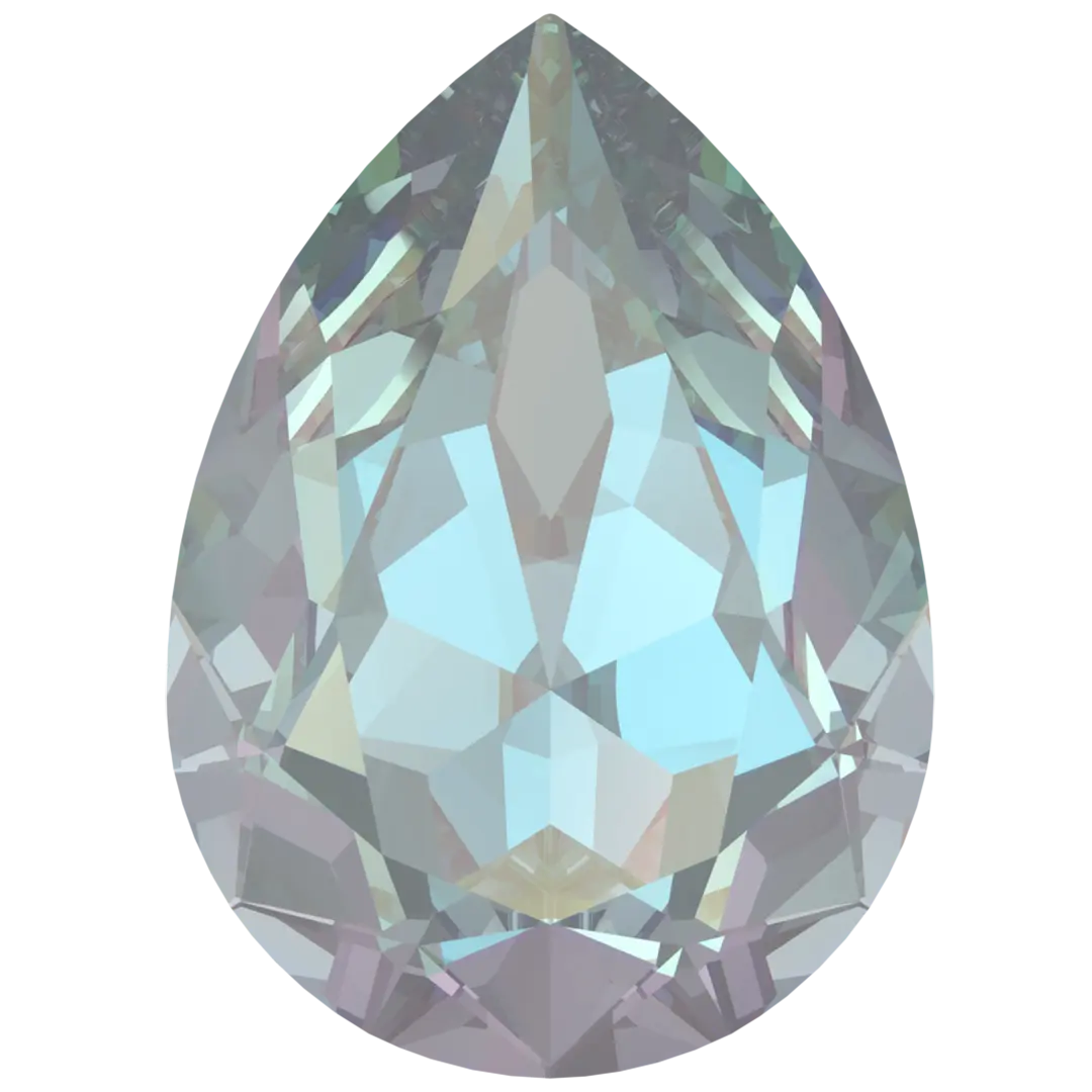 Swarovski Fancy Stones Pear Crystal Serene Gray Delite UNFOILED ...