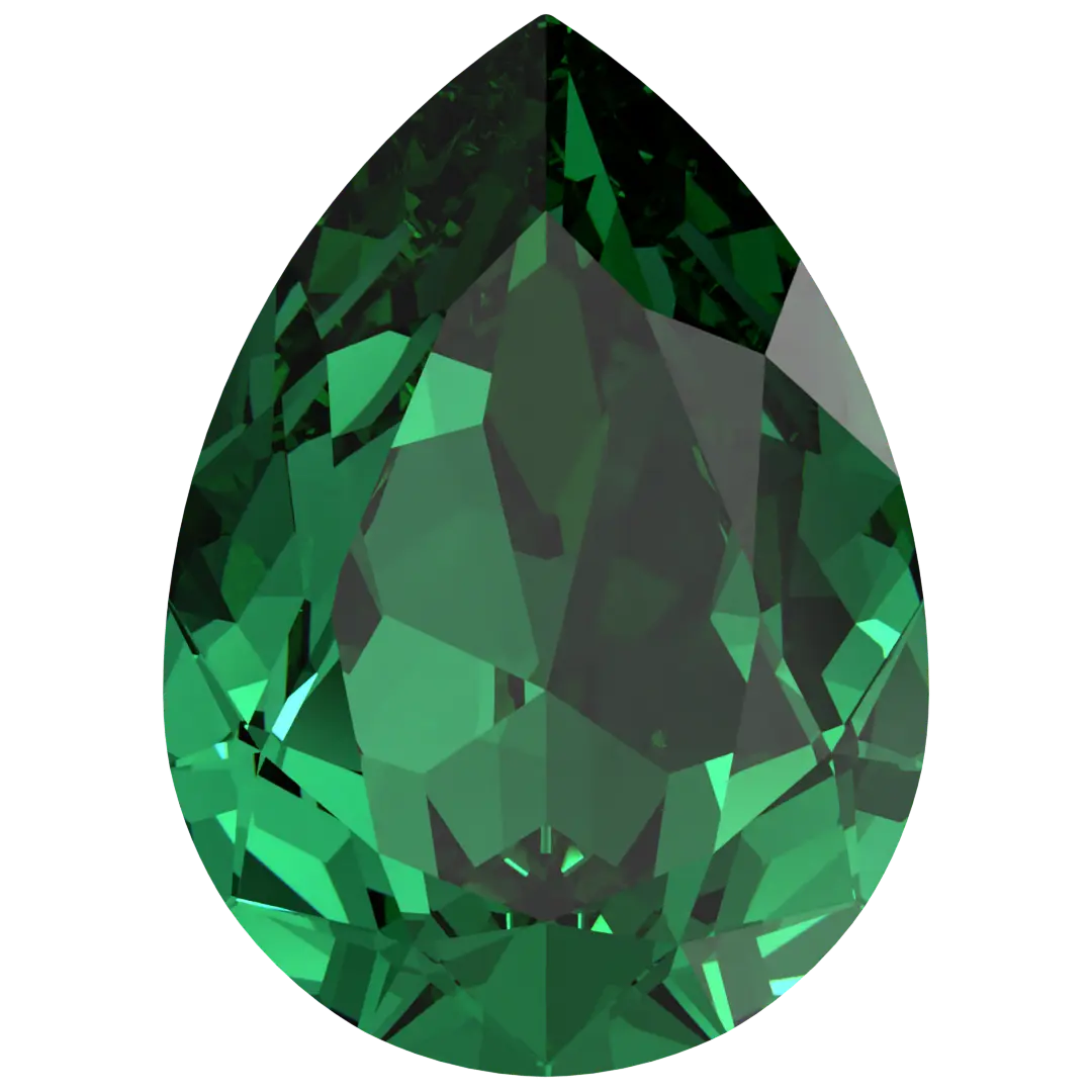 Swarovski Fancy Stones Pear Majestic Green – Bluestreak Crystals