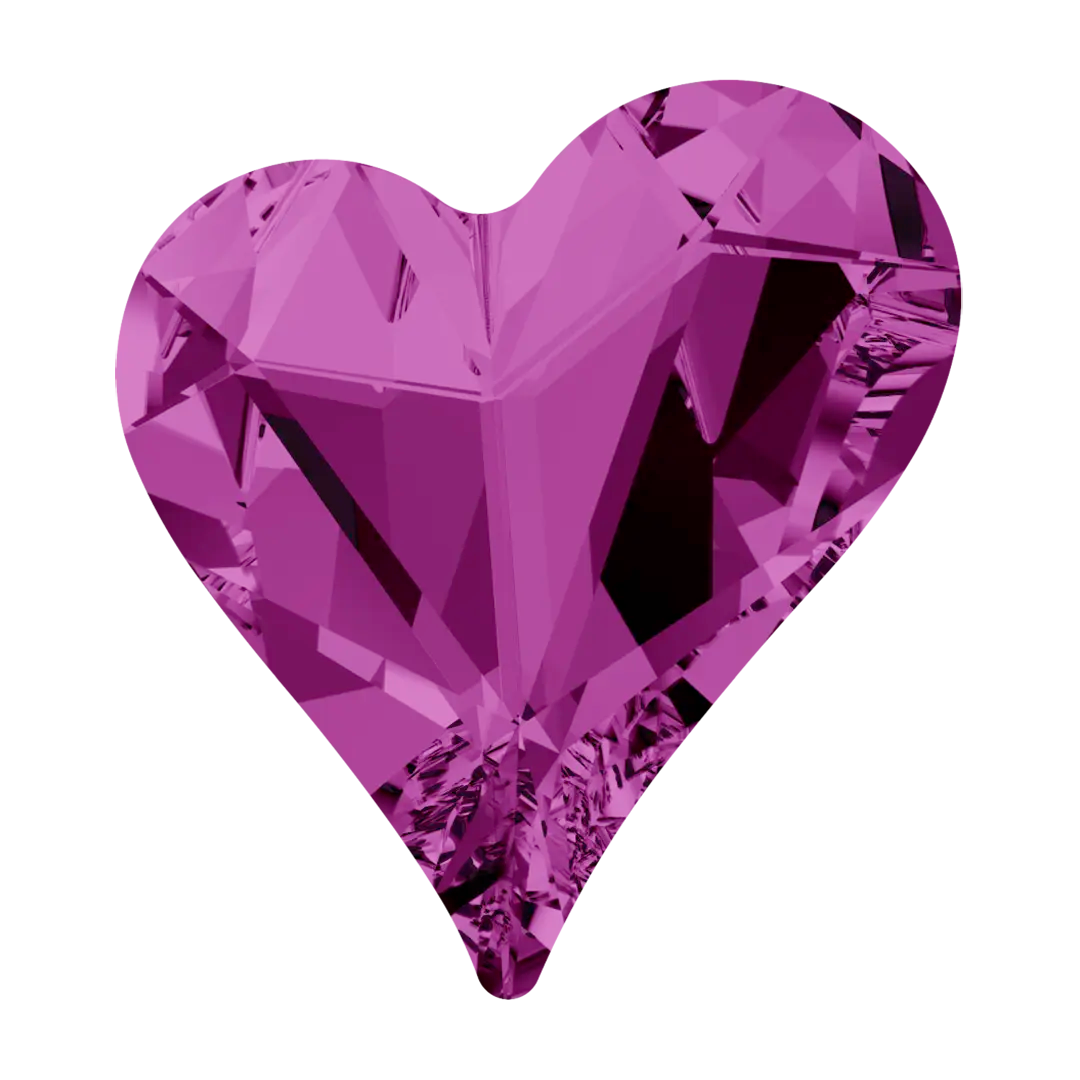 Swarovski Fancy Stones Sweet Heart Amethyst — Bluestreak Crystals