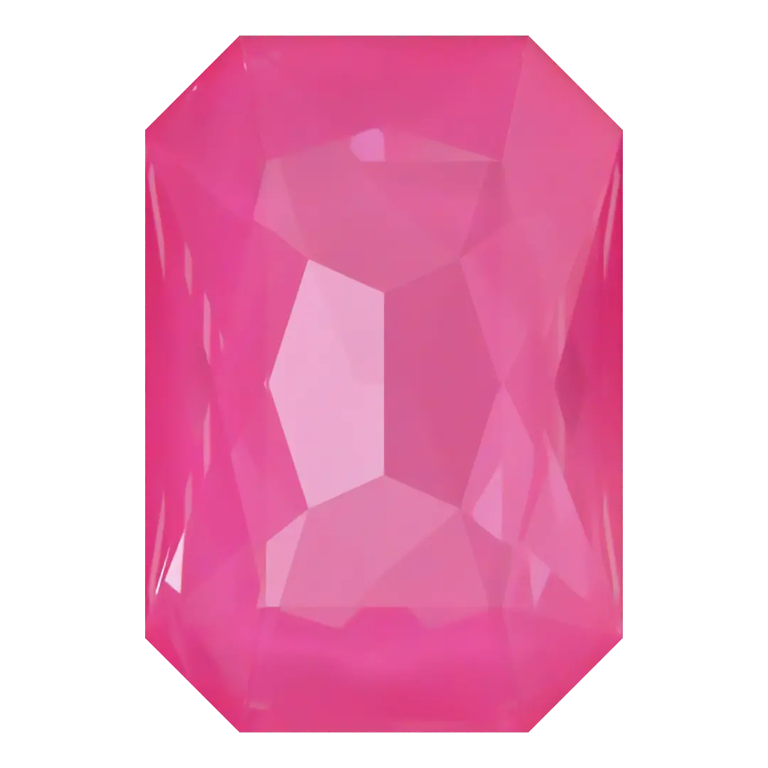 Swarovski Fancy Stones Thin Octagon Crystal Electric Pink Ignite ...