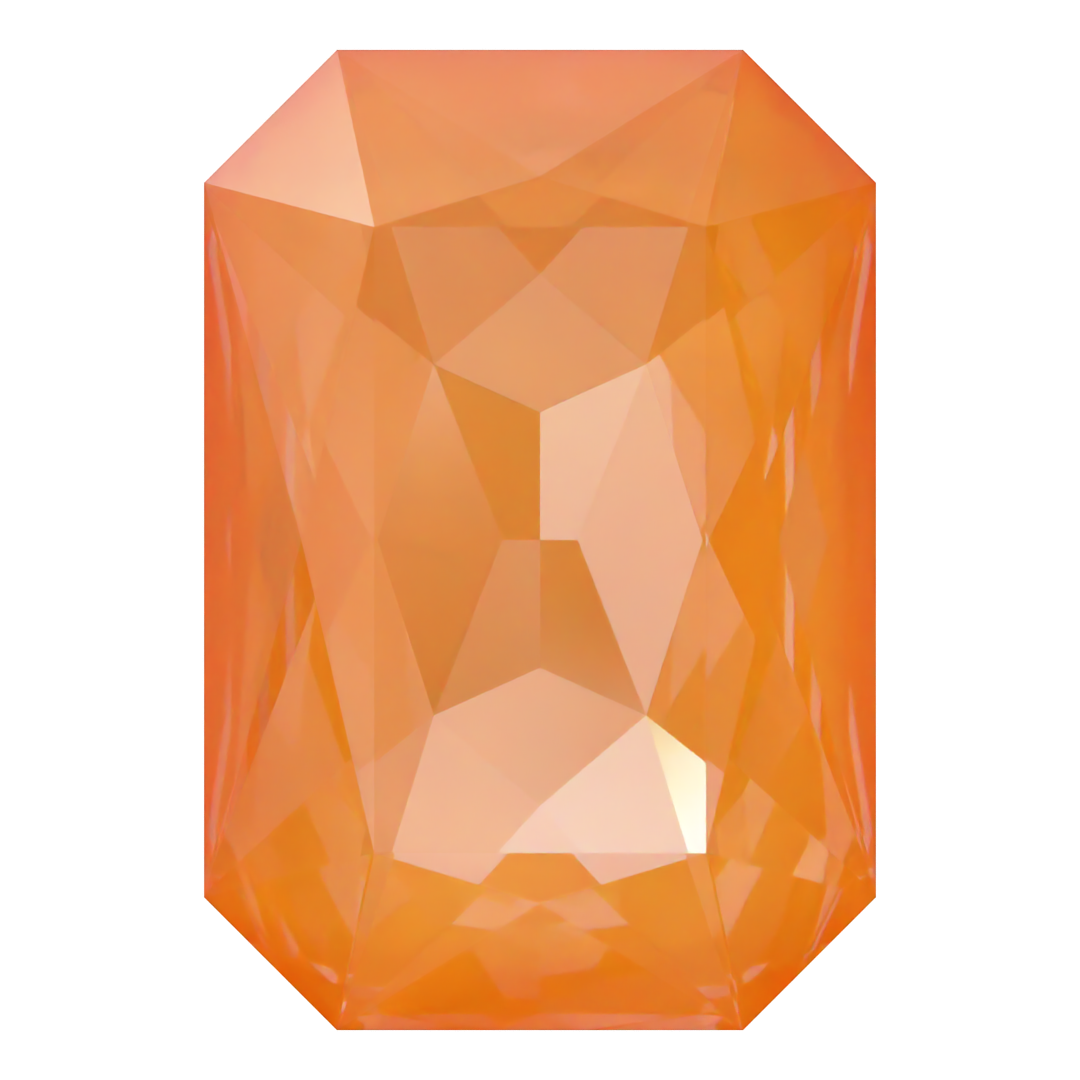 Swarovski Fancy Stones Thin Octagon Crystal Mango Ignite UNFOILED ...