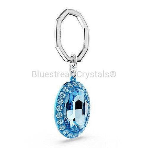 Swarovski Key Ring Oval Cut Blue| Swarovski Crystals