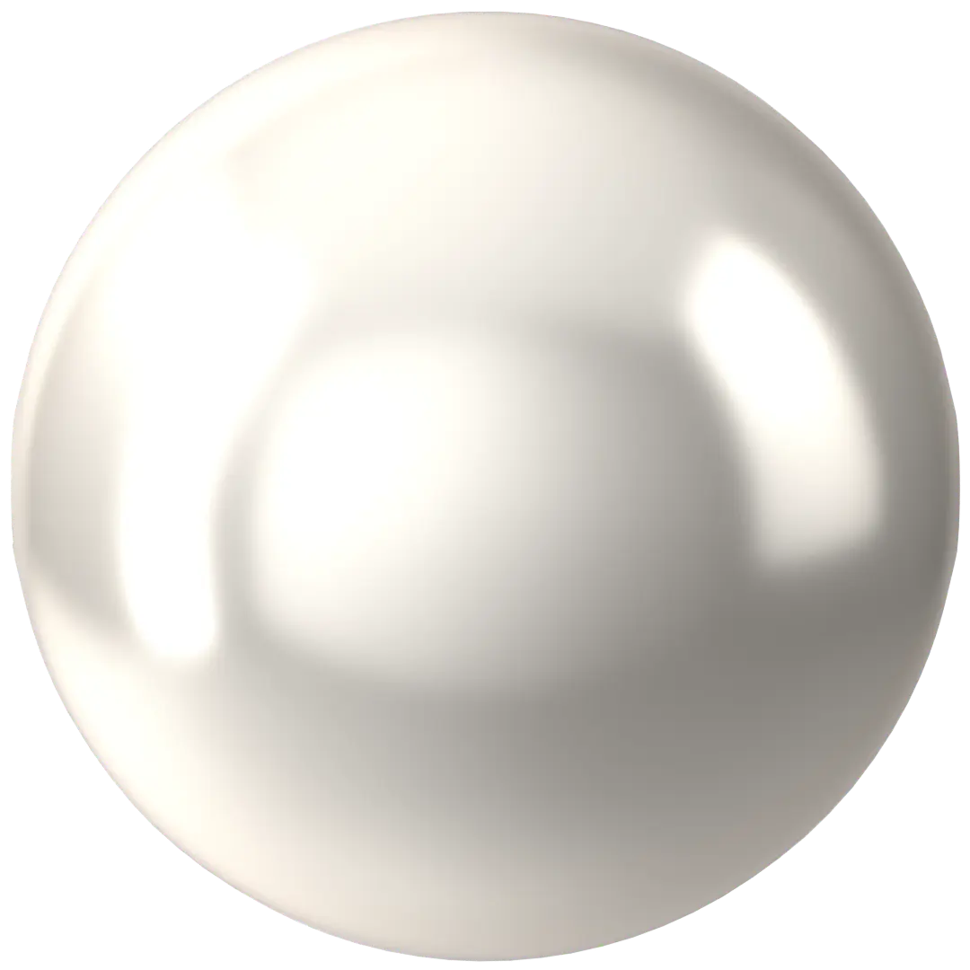 Swarovski Pearls Round Crystal White — Bluestreak Crystals