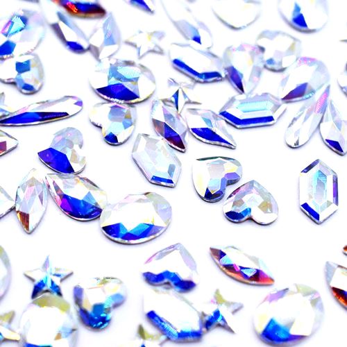 Swarovski Rhinestones Non Hotfix Shapes Mix Crystal AB — Bluestreak Crystals