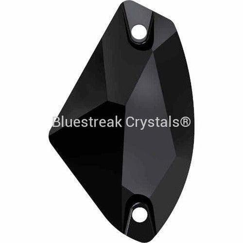 Swarovski Sew On Crystals Galactic Jet UNFOILED