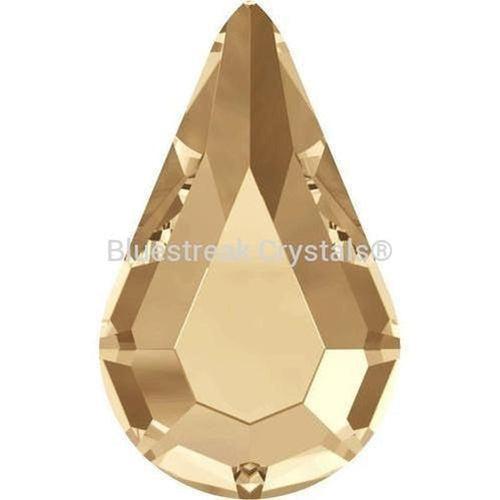 Swarovski Hotfix Crystals Drop Crystal Golden Shadow